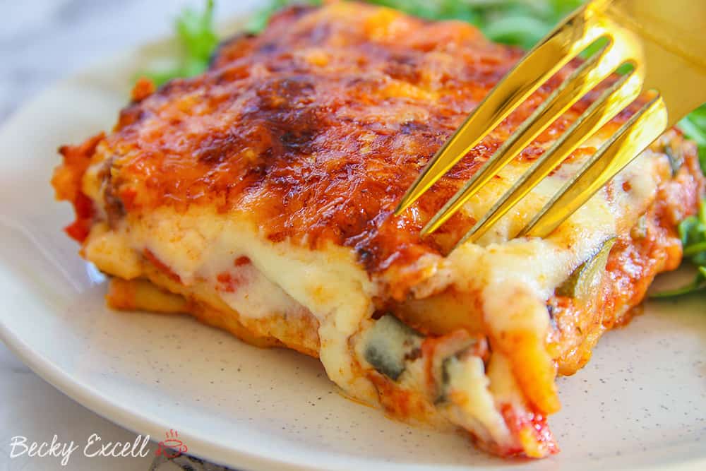 My Gluten Free Lasagna Recipe low FODMAP Dairy Free 